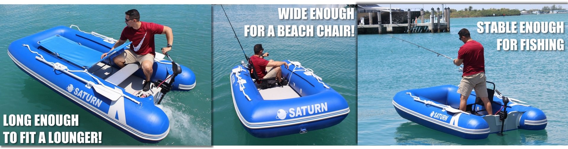 New Square Bow Inflatable Boats from Saturn on Sale
