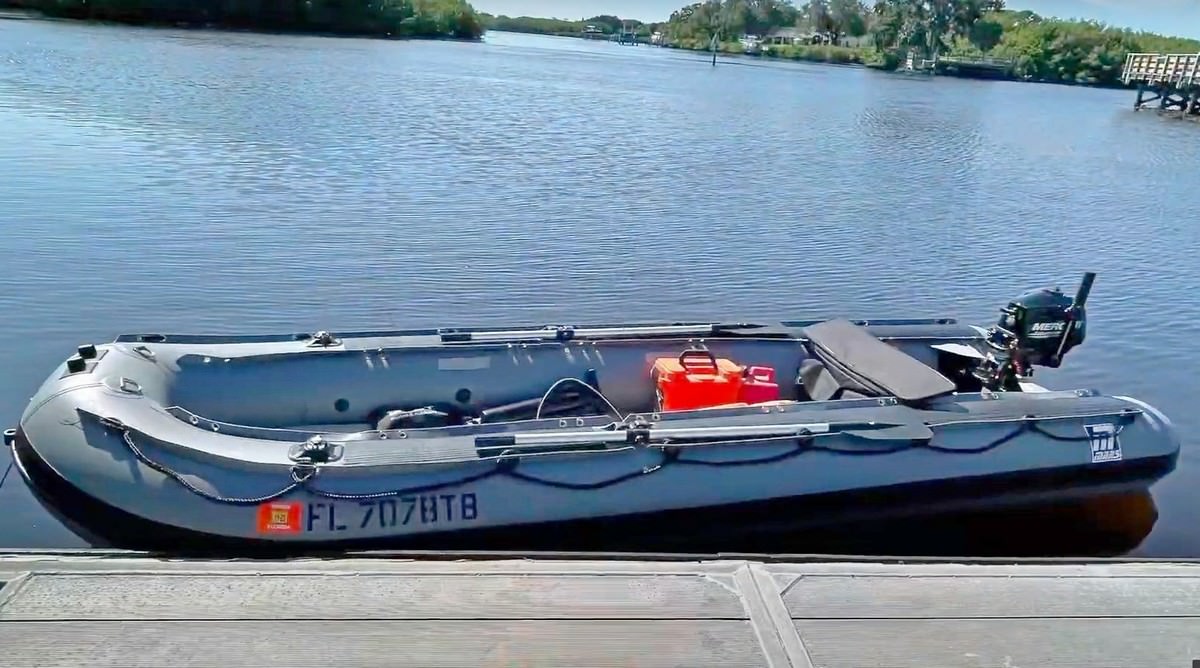 Saturn 14' Extra Heavy-Duty Inflatable Fishing KaBoats FKB430