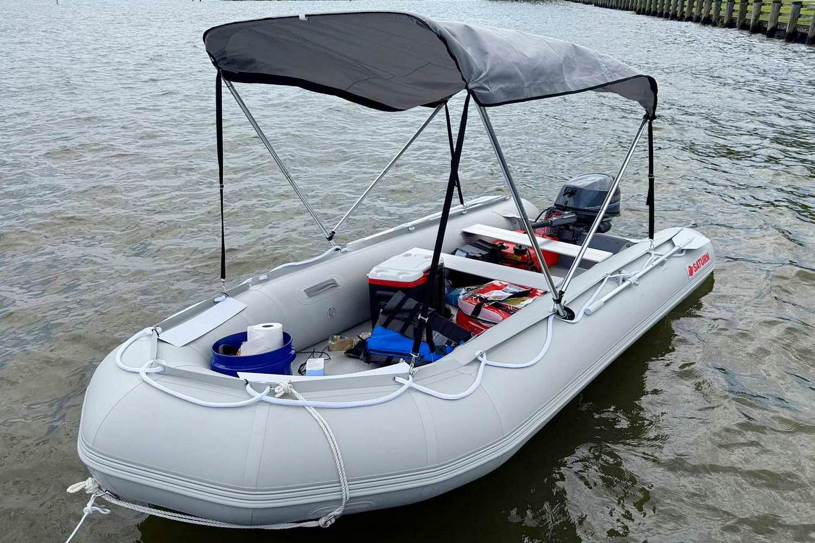 John Boat Bimini Top Best Bimini Top/Canopy For Inflatable Boats: 6 ...