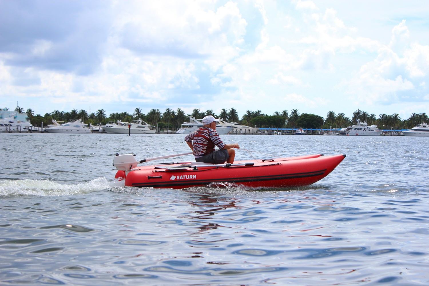 Inflatable Lightweight Catamaran Boat NC330.