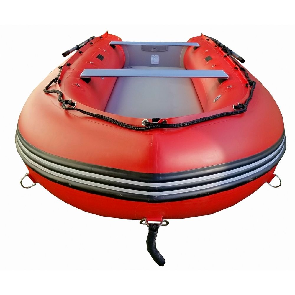 14' Performance Inflatable KaBoat ZK430XL with keel and large tubes.