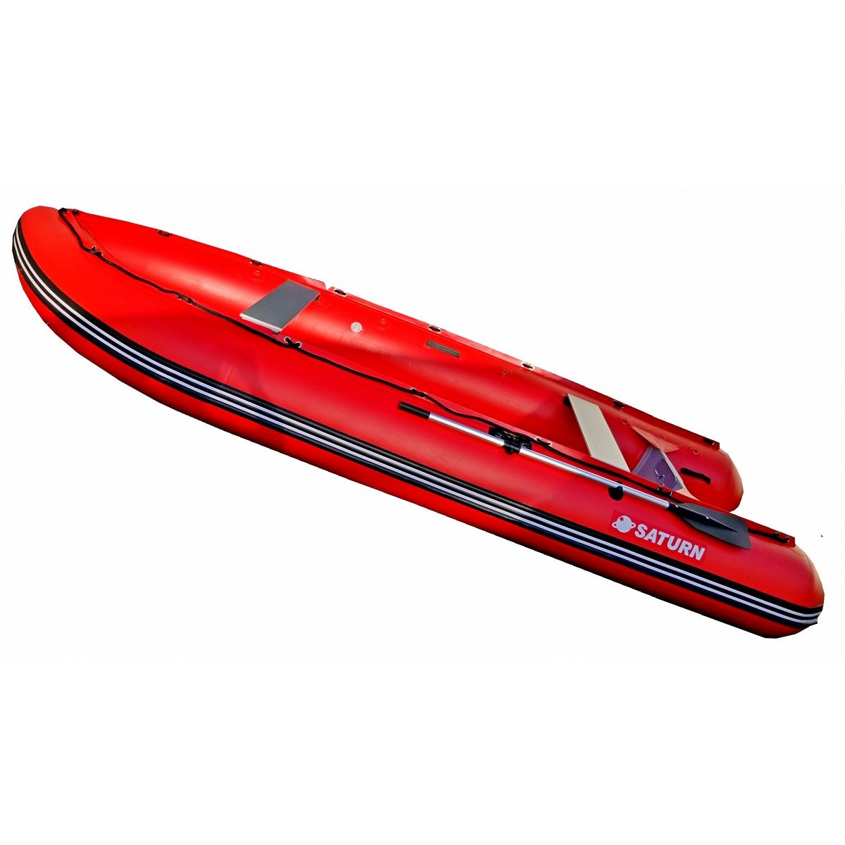 14' Performance Inflatable KaBoat ZK430XL with keel and large tubes.