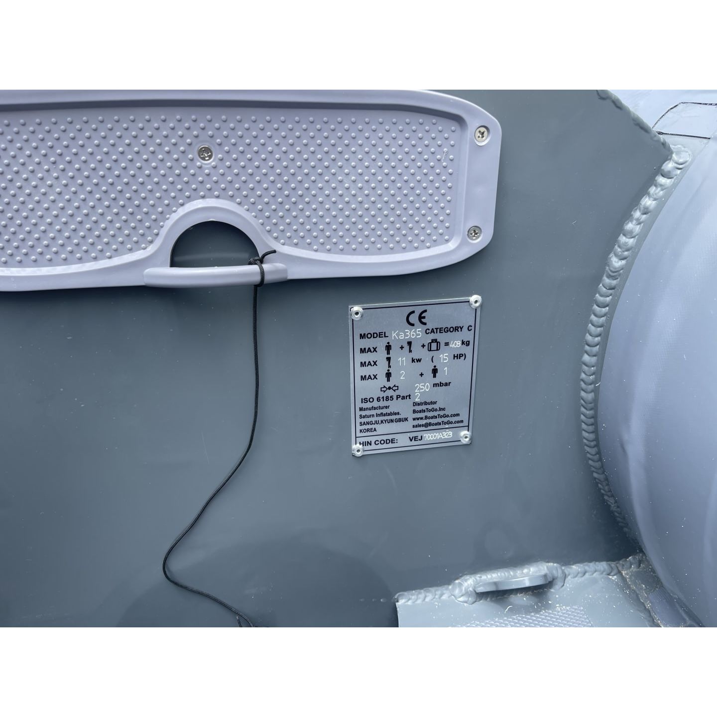 Aluminum Folding RIB KaBoat KA365.