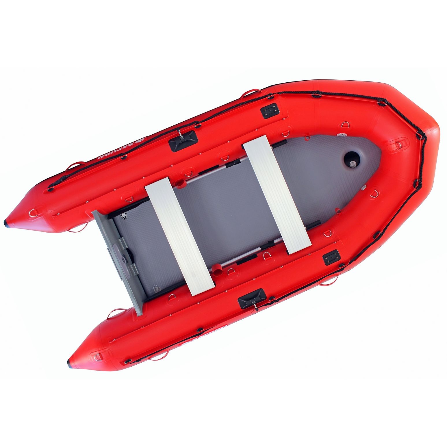 Saturn 12' PRO Inflatable Boat SD365V2 | Heavy-Duty Aluminum Transom ...