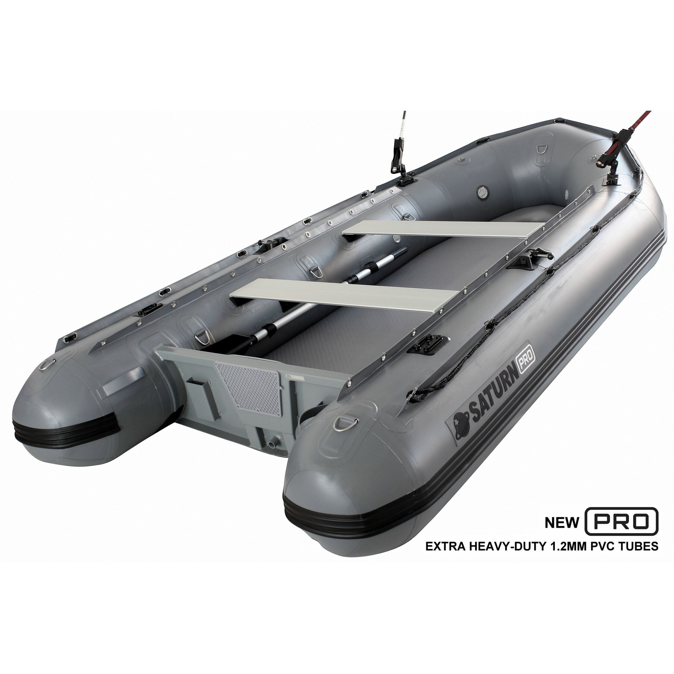 12' SD330PRO Heavy-Duty Inflatable Boat – Aluminum Transom, Drop Stitch ...